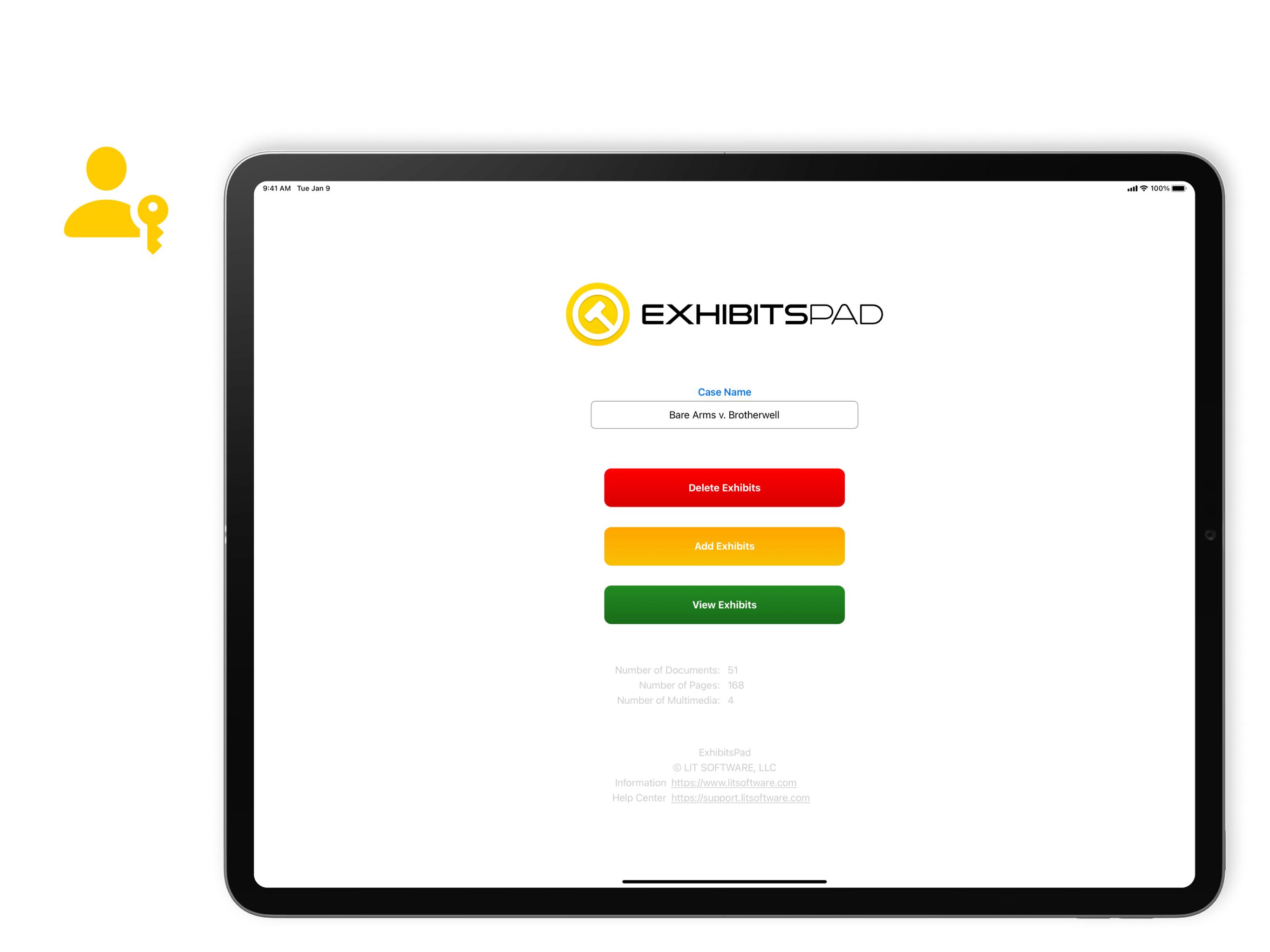 ExhibitsPad — LIT SOFTWARE